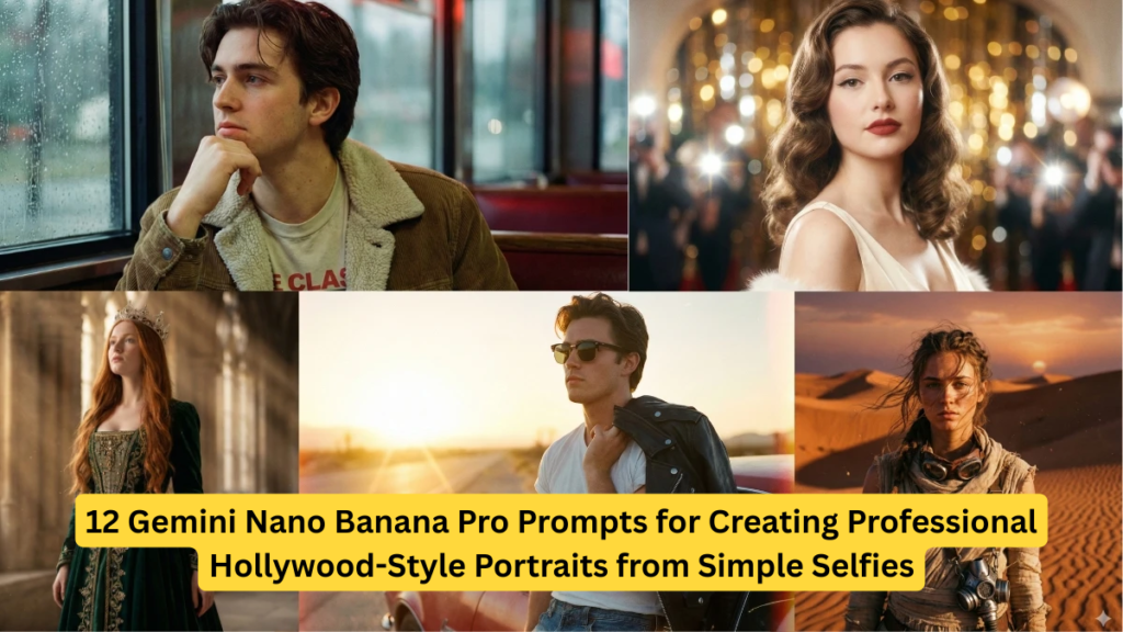 12 Gemini Nano Banana Pro Prompts for Creating Professional Hollywood ...