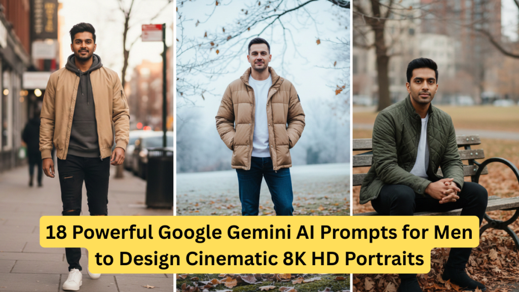 18 Powerful Google Gemini AI Prompts for Men to Design Cinematic 8K HD ...