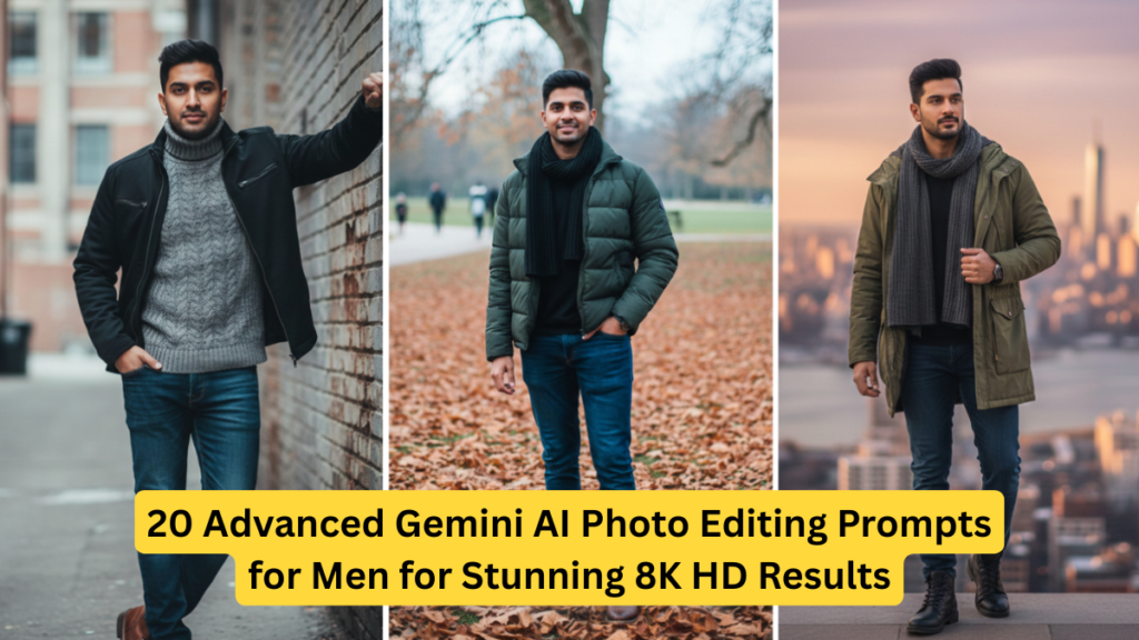 18 Powerful Google Gemini AI Prompts for Men to Design Cinematic 8K HD ...