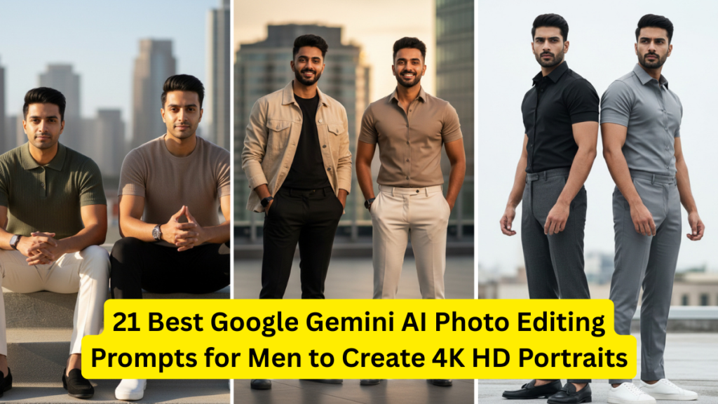 Top 20 Gemini AI Photo Prompts For Indian Boys To Create Stylish 8K HD ...